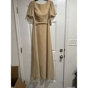 BABARONI | Dresses | Bridesmaid Babaroni Yvette 6 Chiffon Maxi Dress ...